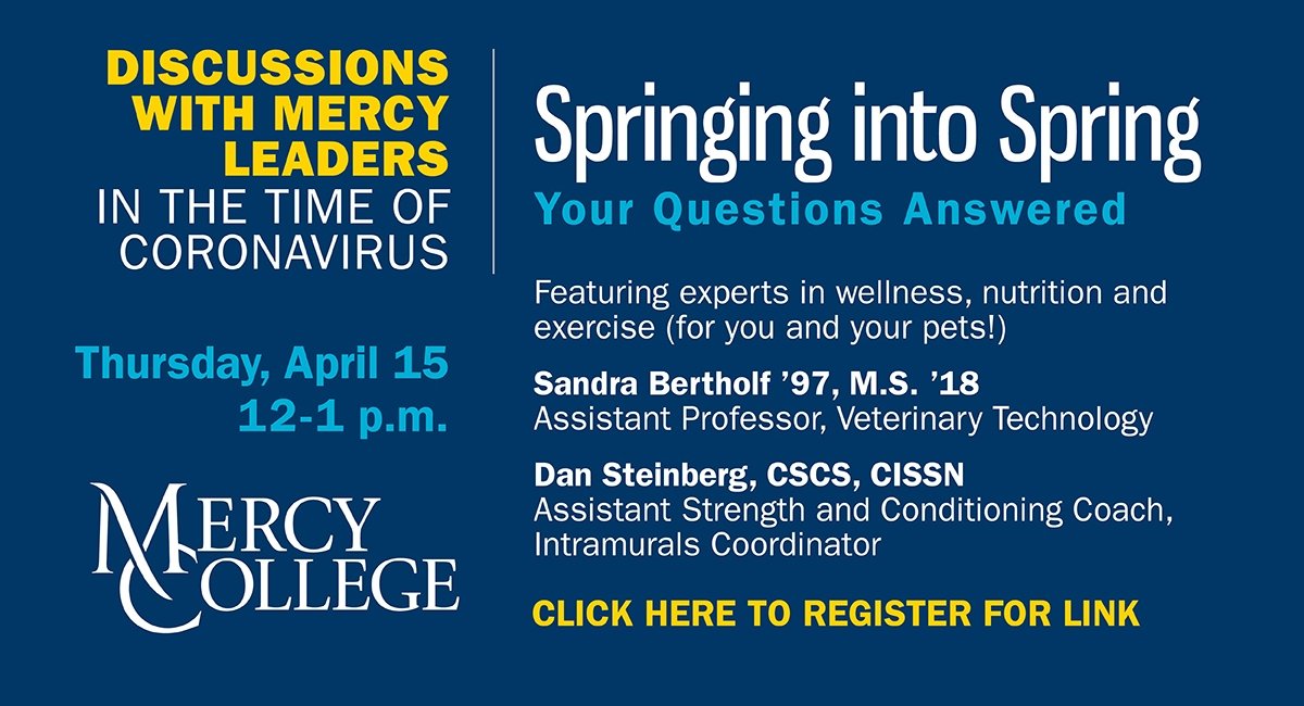 Discussion with Mercy Leaders: Springing into Spring | Mercy University